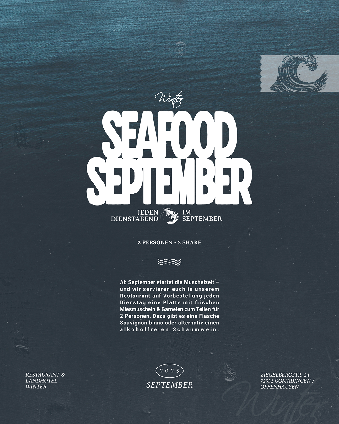 Seafood September - Restaurant & Landhotel Winter